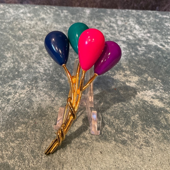 No Brand | Jewelry | Vintage Colorful Balloons Pin | Poshmark